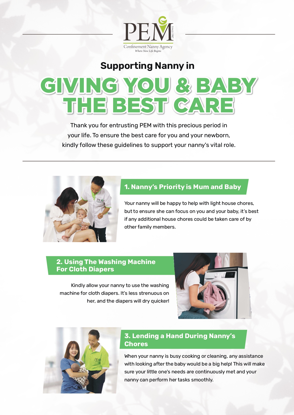 PEM Nanny Application